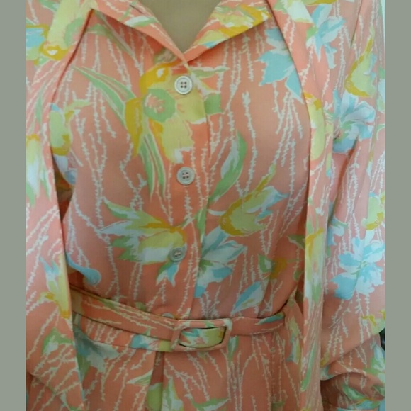 Denise L | Dresses | Vintage Denise L Secretary Floral Dress | Poshmark